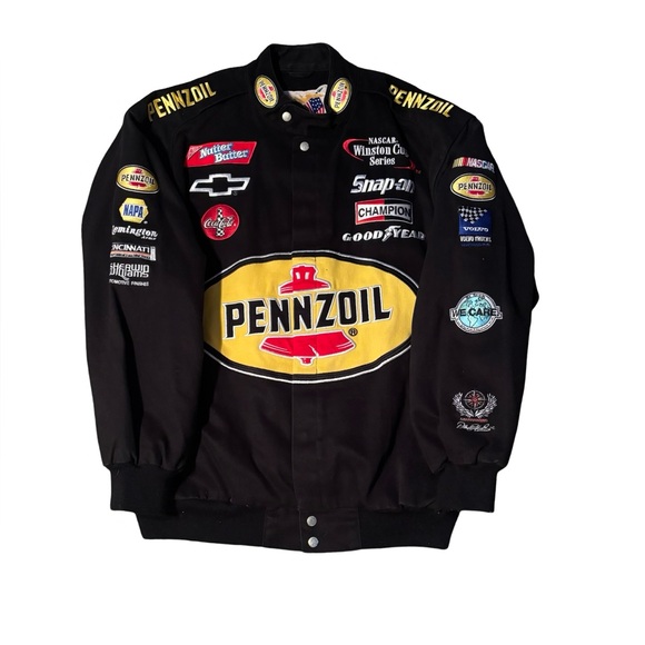 Jackets & Coats | Jh Design Racing Jacket Luxury Embroidery Jeff ...